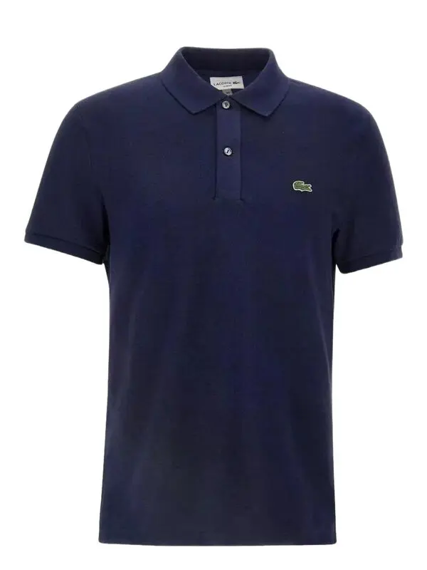Lacoste Pique-knit Cotton Polo Shirt - Blue