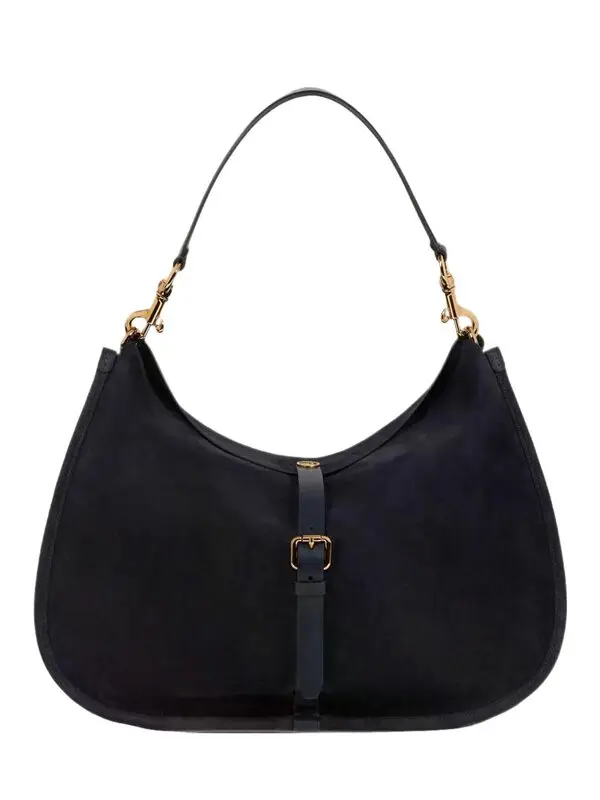 Etro Maxi Suede Pony Bag - Blue