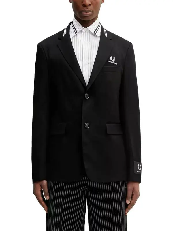 Fred Perry Single-breasted Blazer - Black