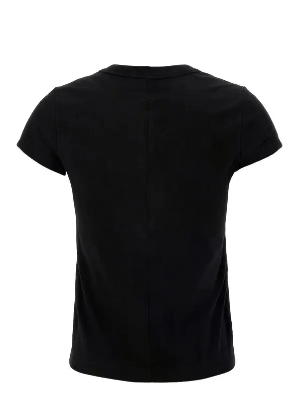 Rick Owens Cropped Crew Neck T-shirt - Black