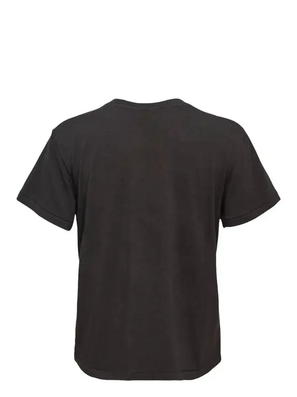 GLOWNY Graphic Print T-shirt - Black