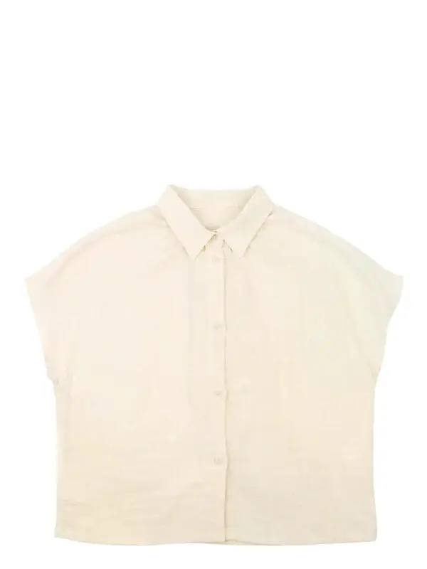 Naked & Famous Denim Billie Double-weave Gauze Shirt - White