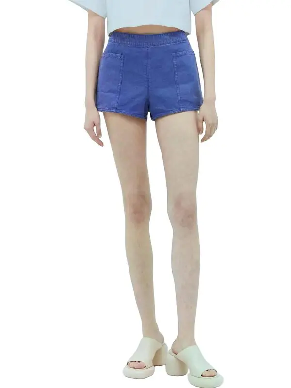 Max Mara Patch-pocket Shorts - Blue
