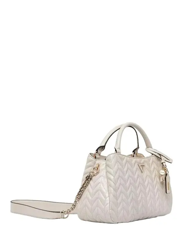 Guess Cheryl Quilted Logo-plaque Tote Bag - Neutrals