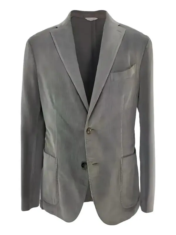 Boglioli Notch-lapel Blazer Jacket - Grey