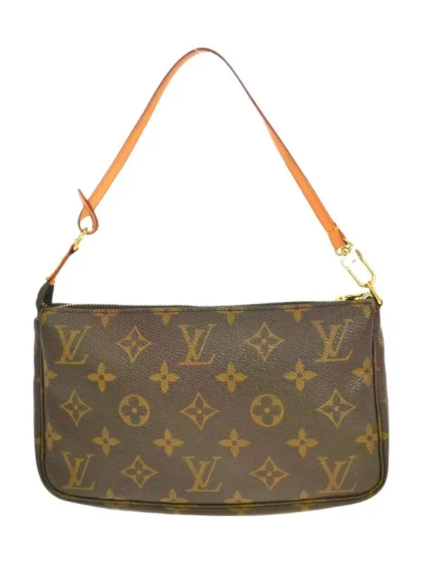 LOUIS VUITTON 2002 Pochette Accessoires Handbag - Brown