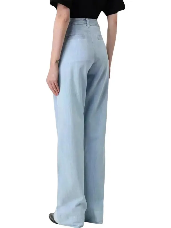 A.p.c. Patch-pocket Wide-leg Jeans - Blue