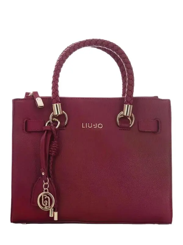 Liu Jo Logo Charm Satchel Bag - Red