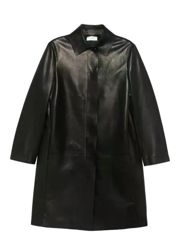 THE ROW Cintia Single-breasted Coat - Black