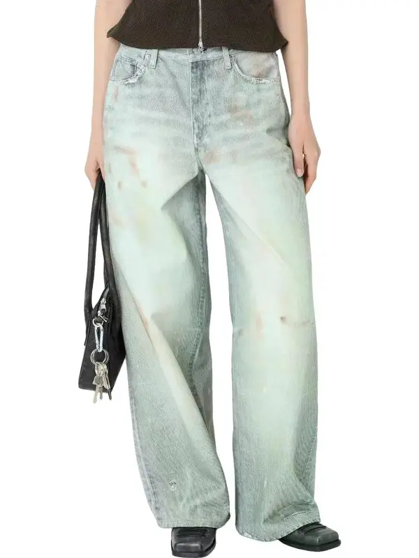 WON HUNDRED Lyon Printed Jeans - Blue