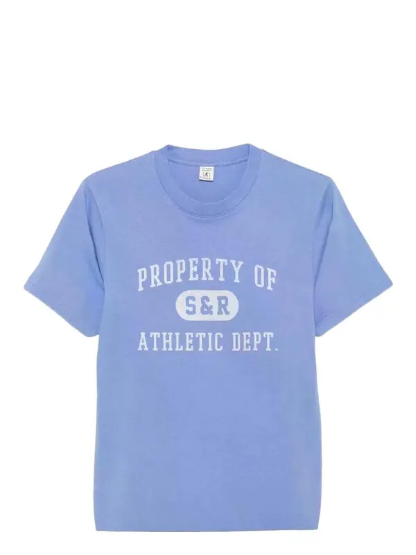 SPORTY & RICH Logo Print T-shirt - Blue