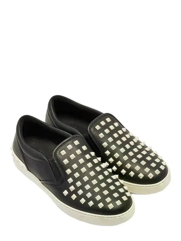 Valentino Garavani Rockstud Slip-on Sneakers - Black