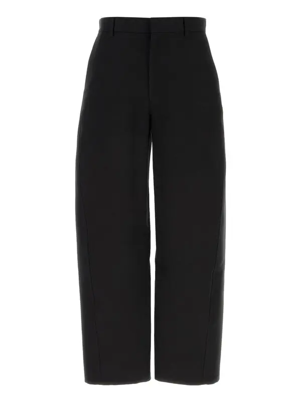 Givenchy Cotton Wide-leg Trousers - Black