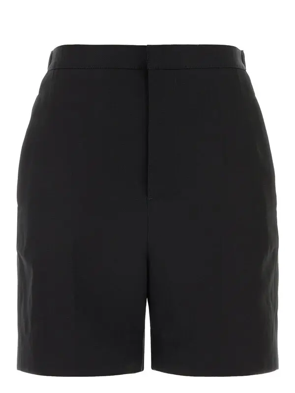 Loulou De Saison Viscose Blend Bermuda Shorts - Black