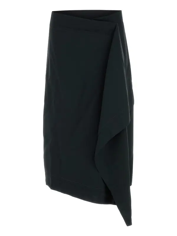 AMI Paris Wool Skirt - Black