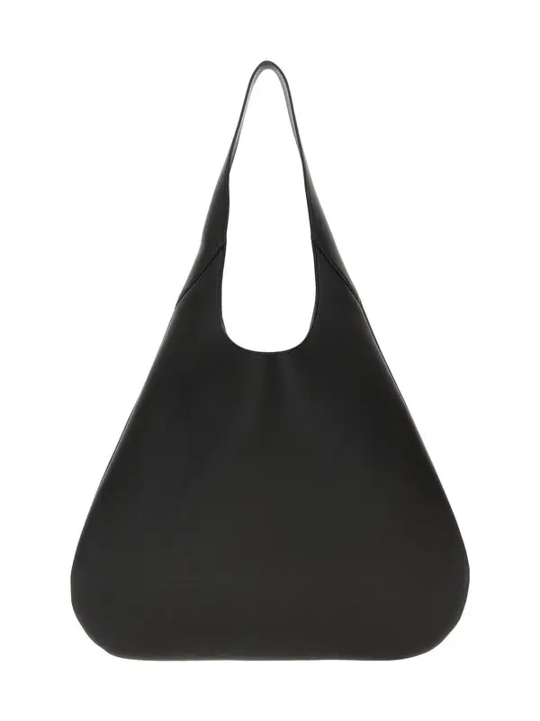 Carven Leather Shopping Bag - Black