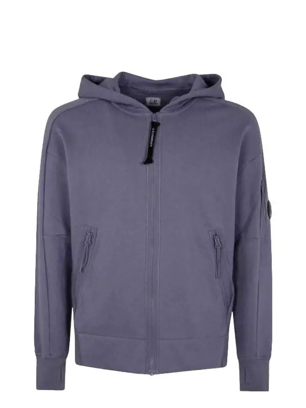 C.P. COMPANY Fleece Hooded Sweatshirt - Gray