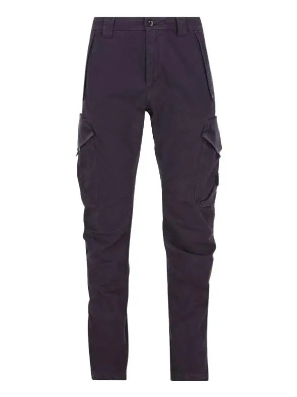 C.P. COMPANY Belt-loop Casual Pants - Black