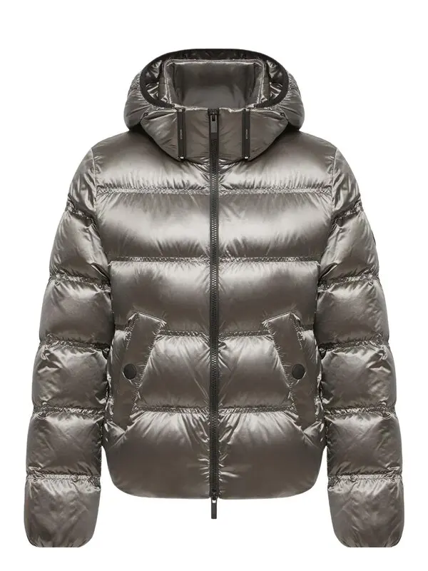 Moncler Sensation Hooded Down Jacket - Silver