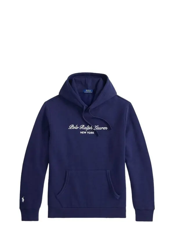 Polo Ralph Lauren Logo Fleece Hoodie - Blue