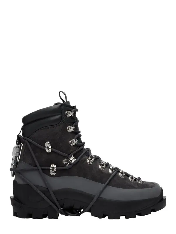 HELIOT EMIL Hiking Lace-up Ankle Boots - Dark Grey