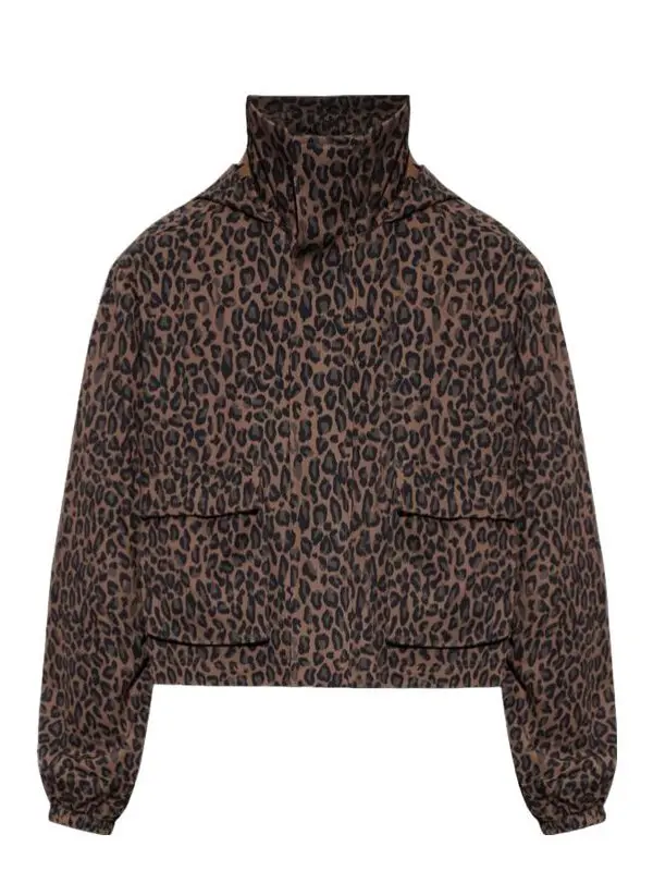 The Upside Ludlow Cropped Jacket - Leopard