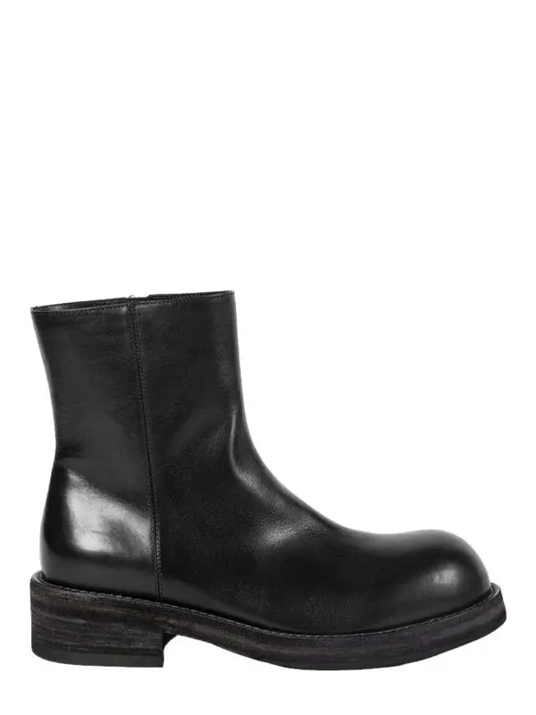 ANN DEMEULEMEESTER Helfred Ankle Boots With Zip - Black
