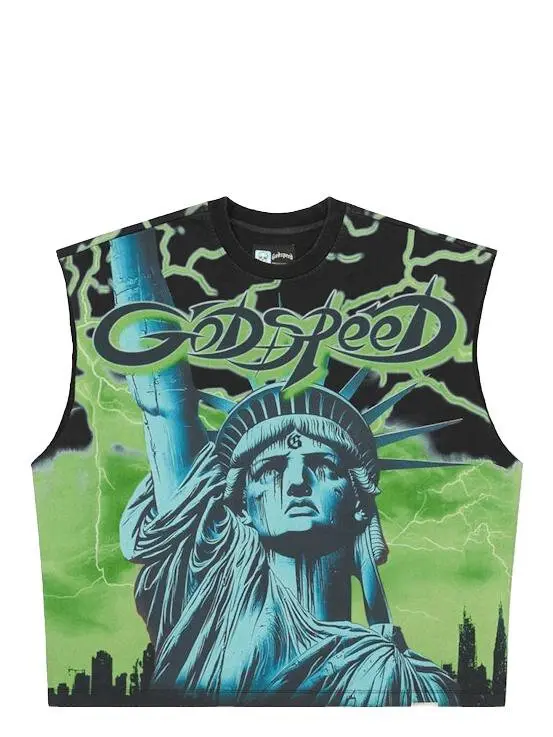 GODSPEED Voltage Sleeveless T-shirt - Lime