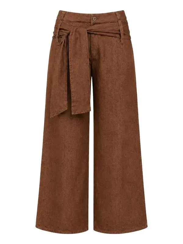 Carmen Says District Denim Trousers - Brown