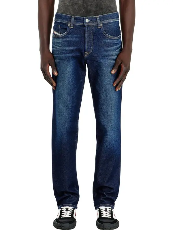 DIESEL® D-definitive Regular Waist Button Fly Jeans - Blue