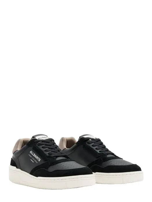 ALLSAINTS Regan Low Top Sneakers - Black/grey