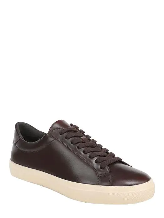 Vince Fulton Low Top Leather Lace-up Sneakers - Chili Brown-dm