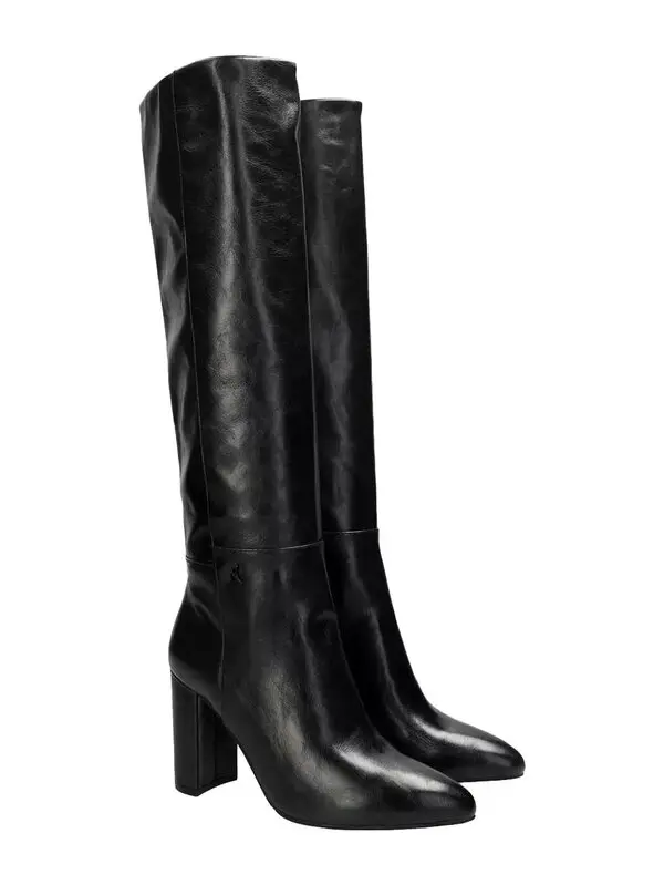 MEXX Point-toe Block-heel Boots - Black