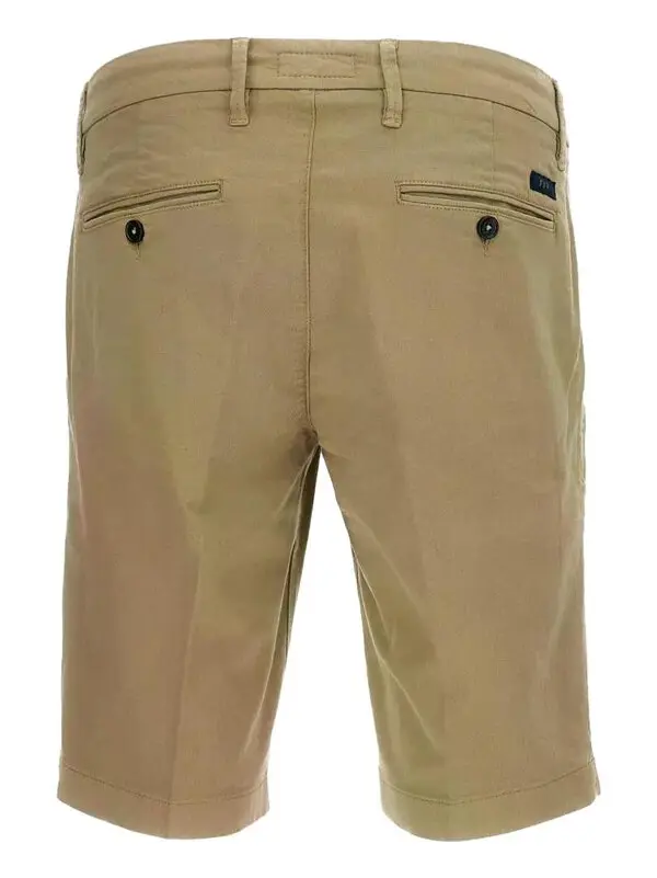 FAY Belt-loop Shorts - Neutrals