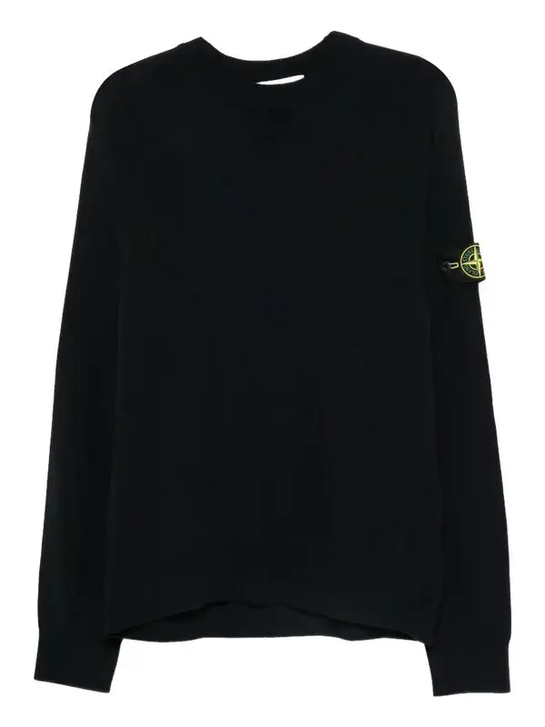 Stone Island Long-sleeve Sweater - Black