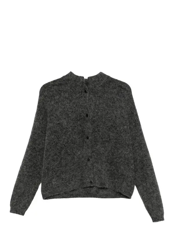 GESTUZ Alpha Button-up Cardigan - Grey