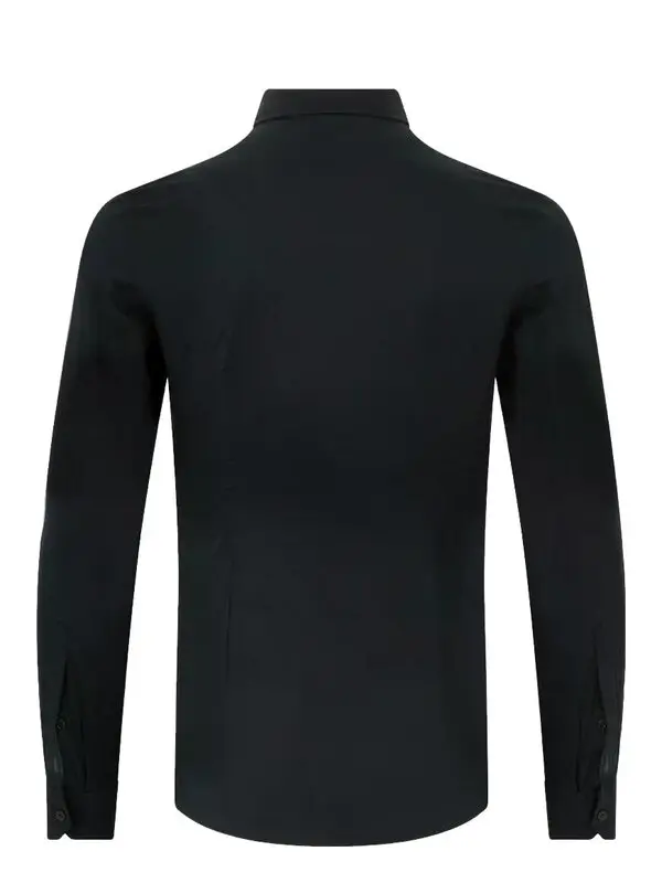 Moschino Logo-print Long-sleeve Shirt - Black