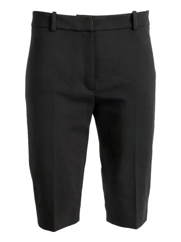 Magda Butrym Pressed-crease Cropped Trousers - Black