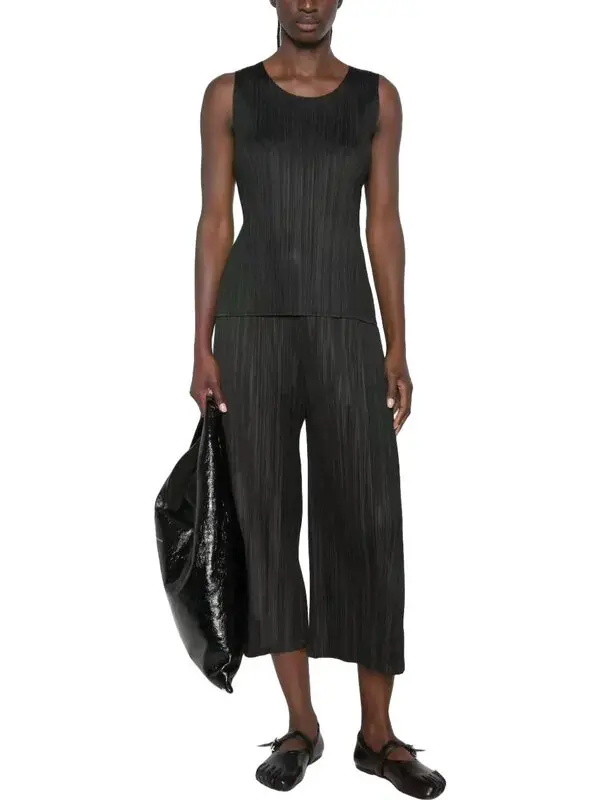 Issey Miyake Pleated Trousers - Black