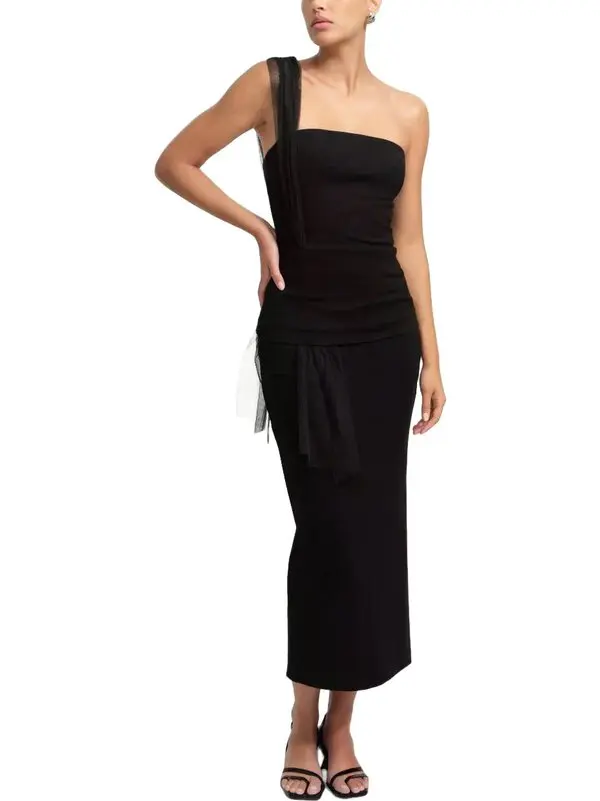 MARCELLA Orla Strapless Top - Black