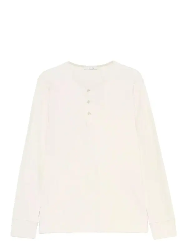 LEMAIRE Ribbed-knit Top - Neutrals
