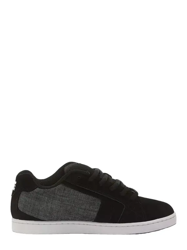 DC SHOES Logo Patch Panelled Sneakers - Black