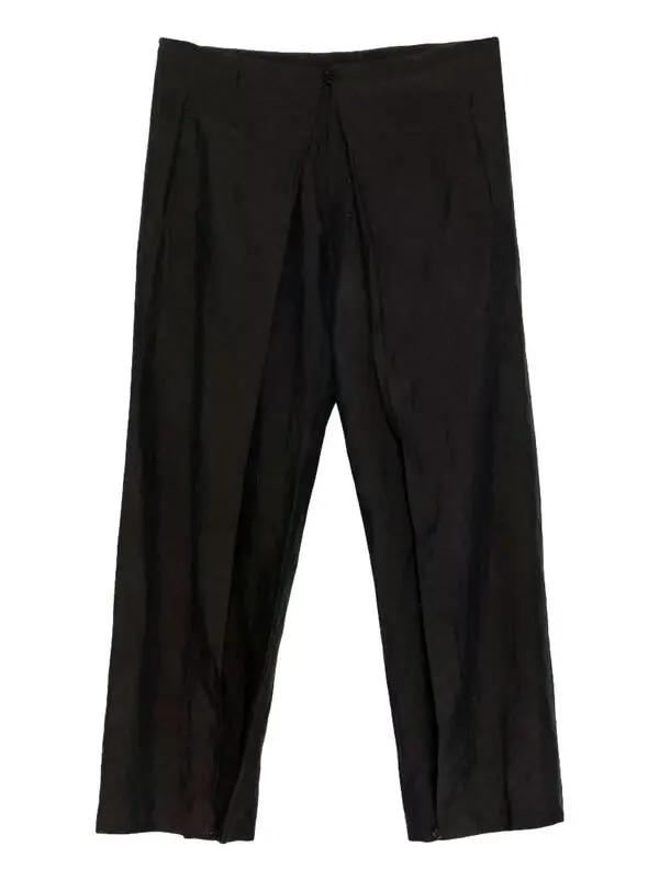 MA+ Reversible Pleated Trousers - Brown