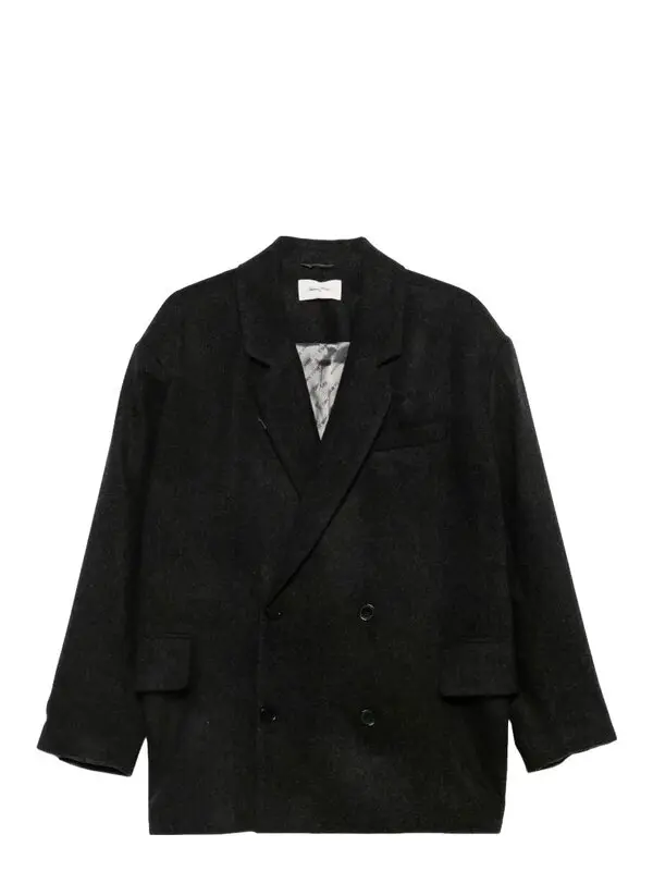 American Vintage Double-breasted Jacket - Grey