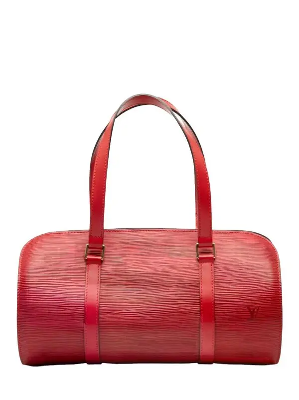 LOUIS VUITTON Epi Soufflot Handbag - Red