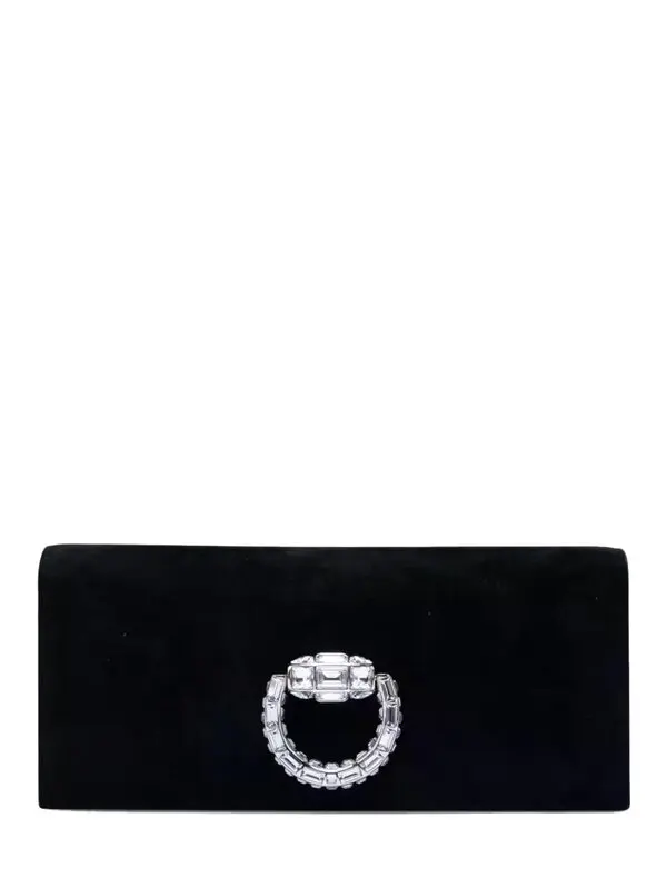 Gucci Broadway Crystal Clutch Bag - Black