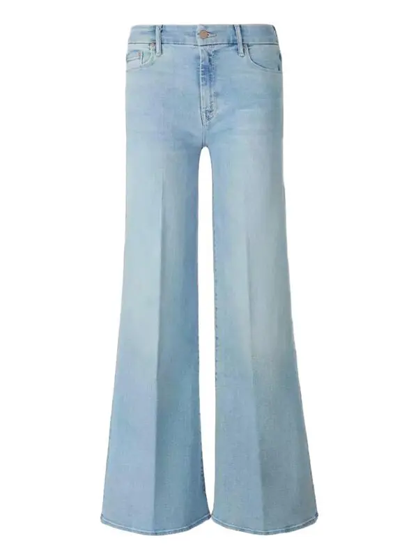MOTHER The Roller Sneak Jeans - Blue