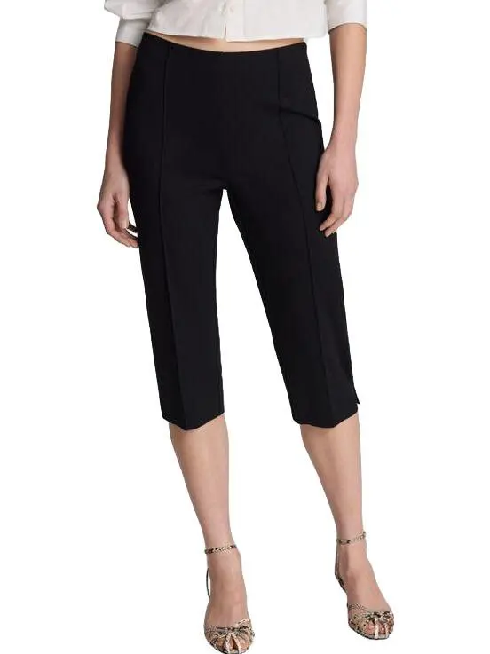 KENNETH COLE Pintuck Capri Pants - Black