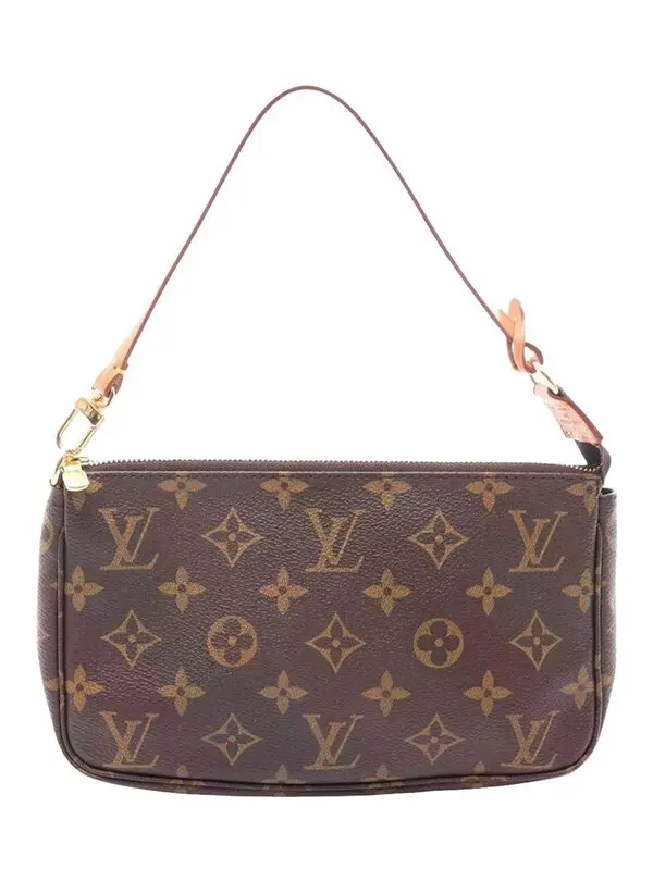 LOUIS VUITTON Monogram Pochette Accessories Shoulder Bag - Brown