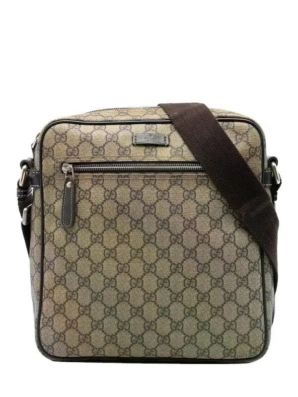 Gucci Gg Supreme Crossbody Bag - Neutrals